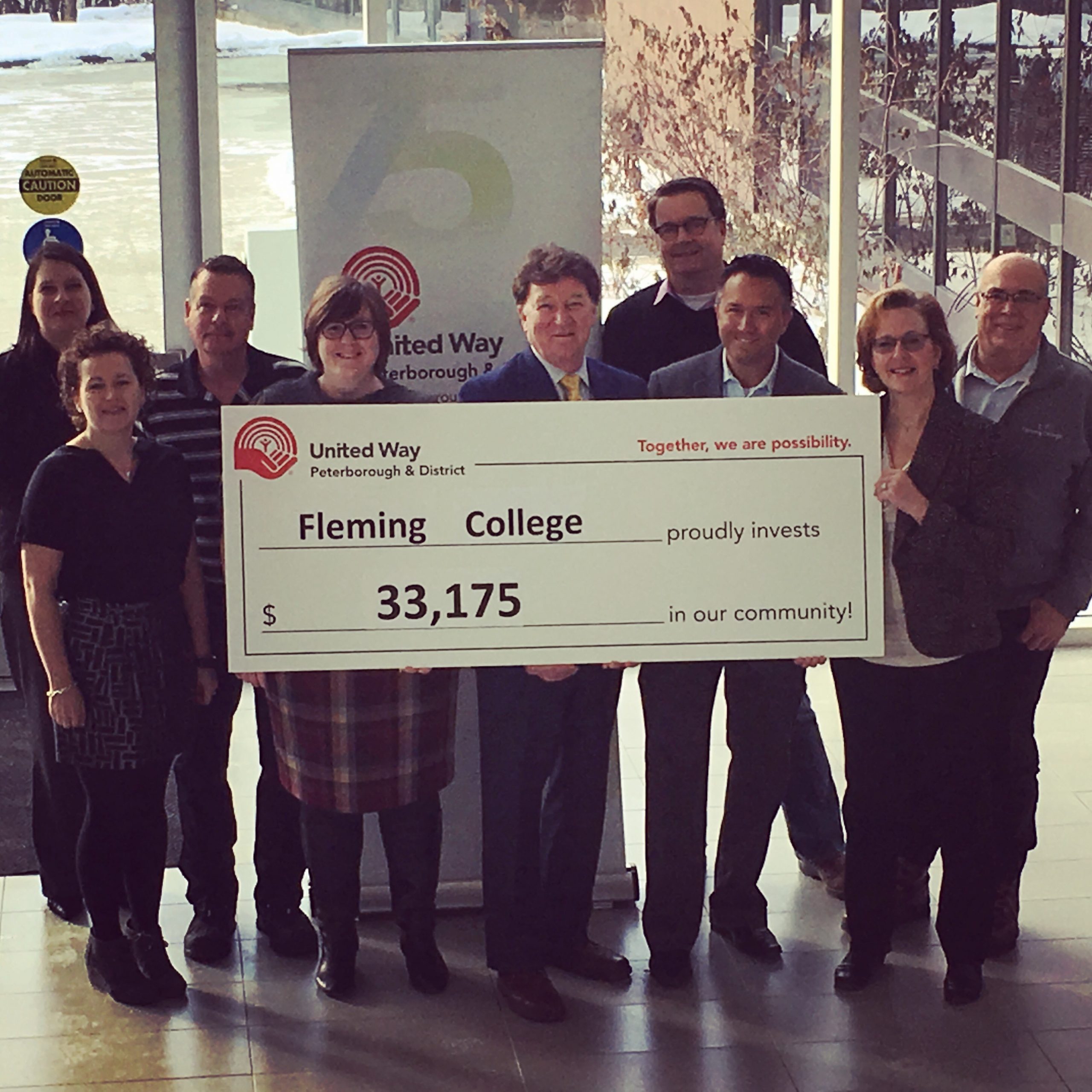Thank you Fleming College! - United Way Peterborough & District United ...